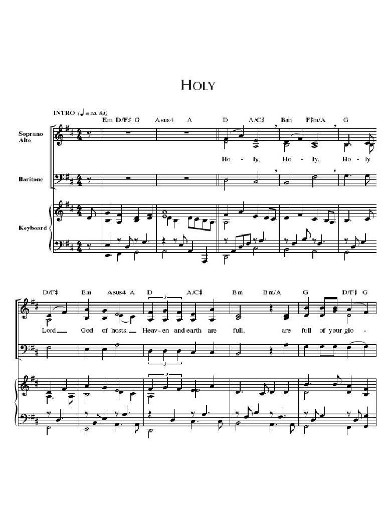 Holy 1 | PDF