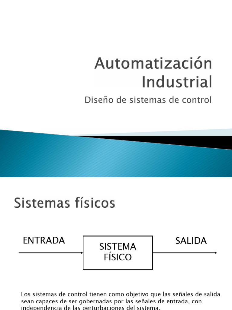 2.3 Diseño de Sistemas de Control v1 | PDF | Sistema de control ...