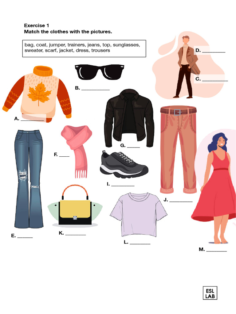 What Are You Wearing Today? Exercises | PDF | Fashion