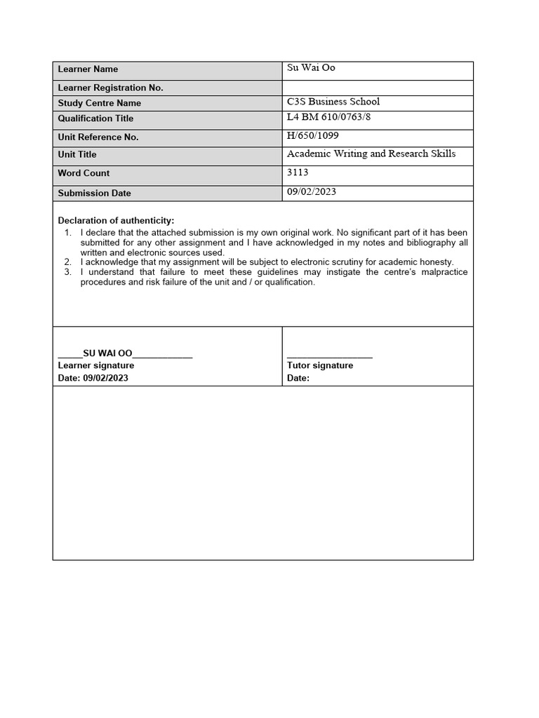 Academic Writing and Research | PDF | Critical Thinking | Thought