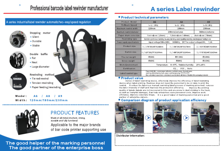 A Series Label Rewinder | PDF