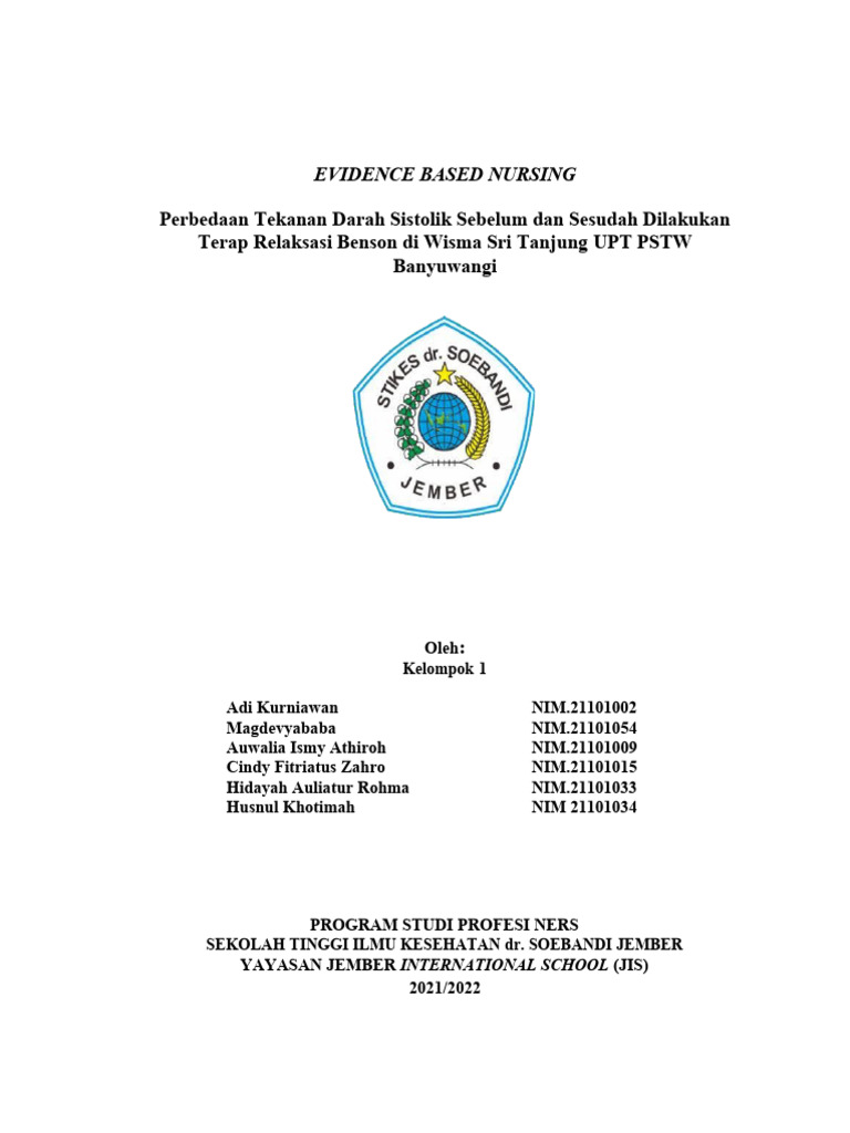 Ebn Contoh Rina | PDF | Kesehatan Holistik