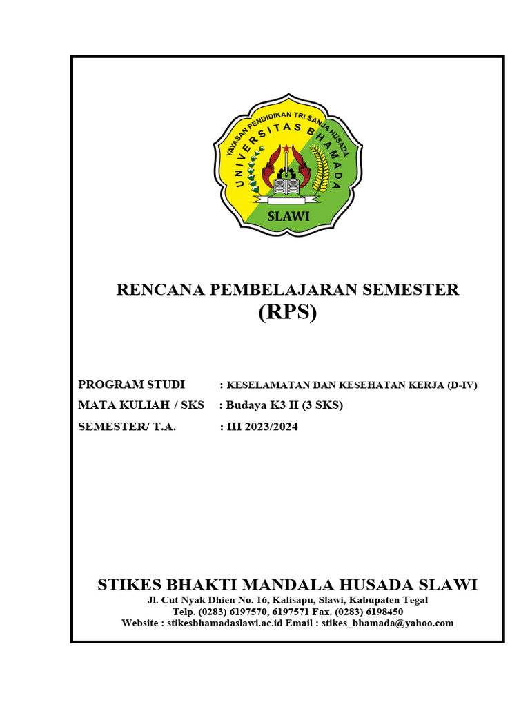 FORM RPS Budaya K3 II 2023-24.docx Edit | PDF