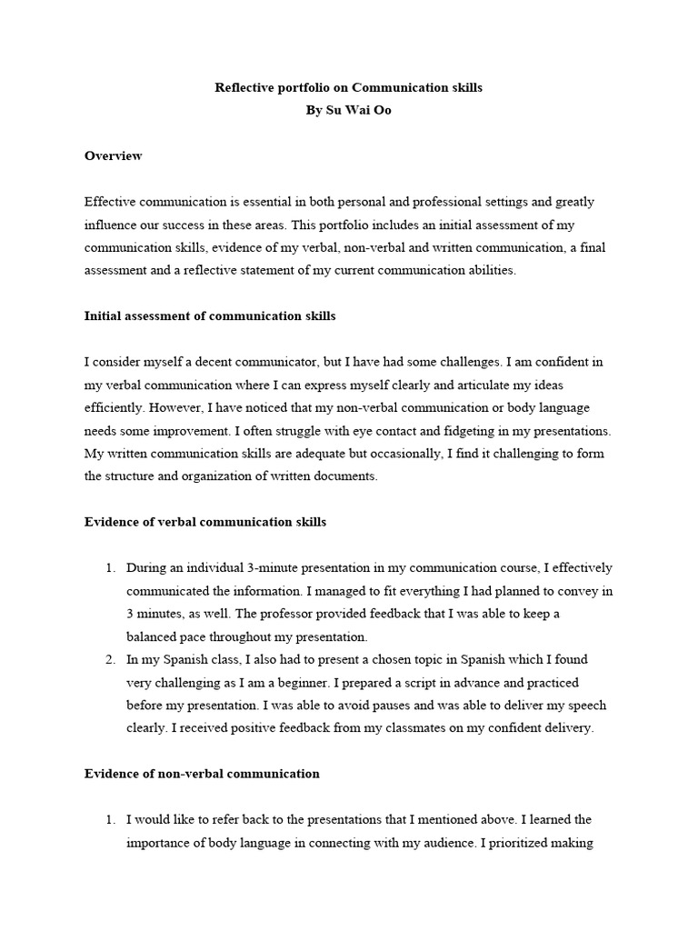 Final Task 3 | PDF | Communication | Nonverbal Communication