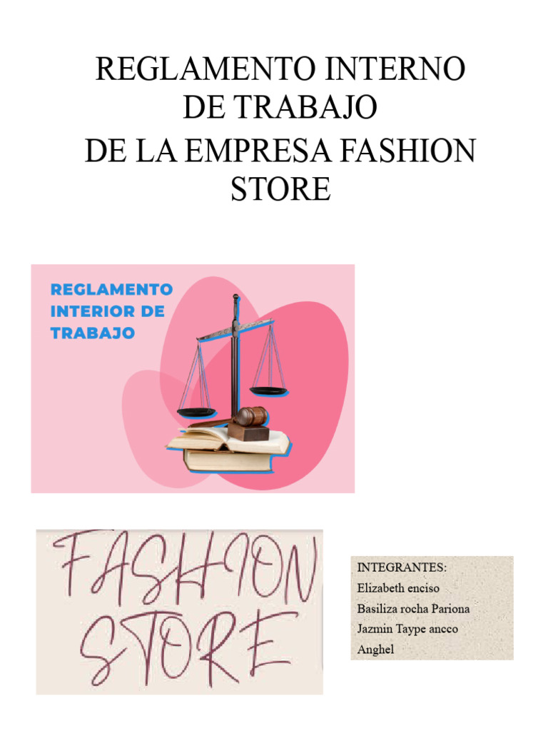 Reglamento Interno de Trabajo | PDF | Derecho laboral | Business