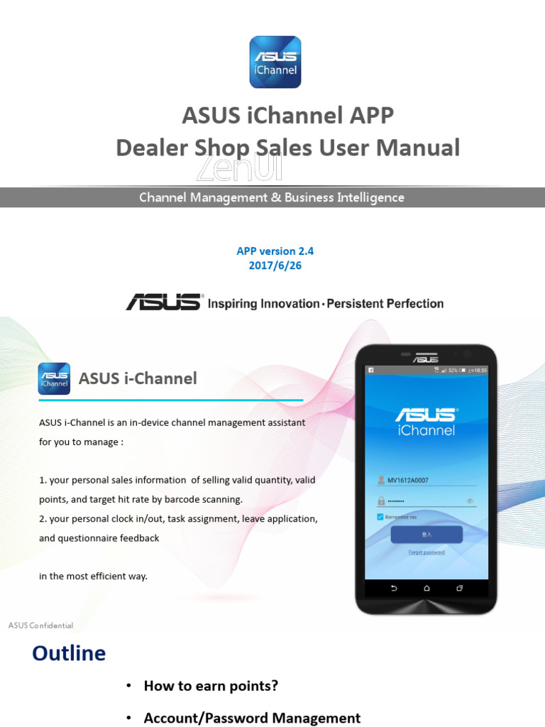 Ichannel APP - User Manual - ID (Dealer - Sales) | PDF | Password | Barcode