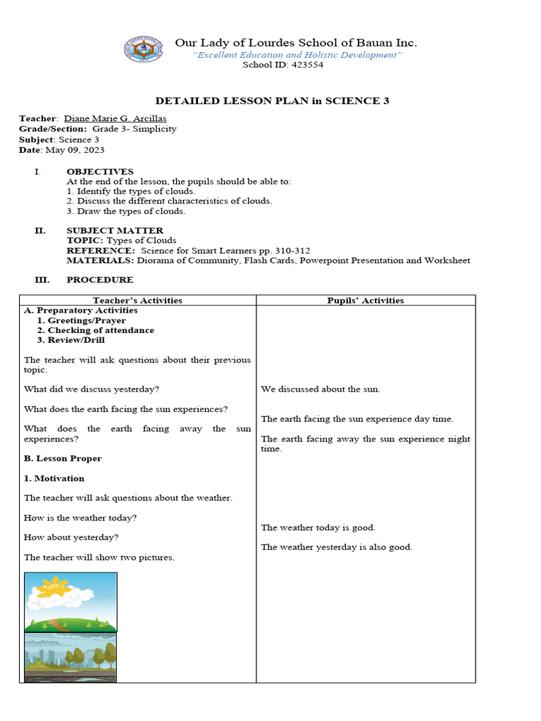 Types of Clouds DLP Final Demonstration | PDF | Cloud | Forms Of Water