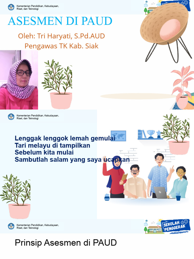 Prinsip dan Teknik Asesmen PAUD | PDF | Karier & Perkembangan