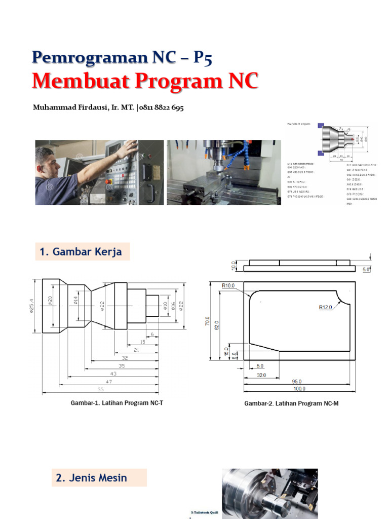 Program NC untuk CNC Milling | PDF | Komputer