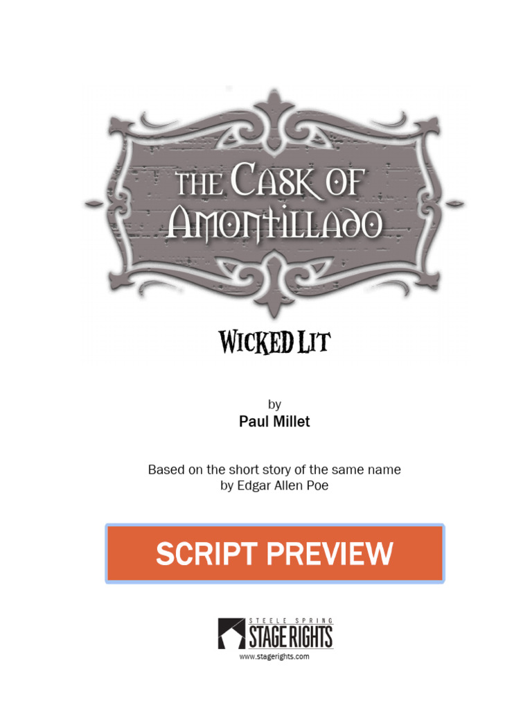 The Cask of Amontillado Preview 6 | PDF