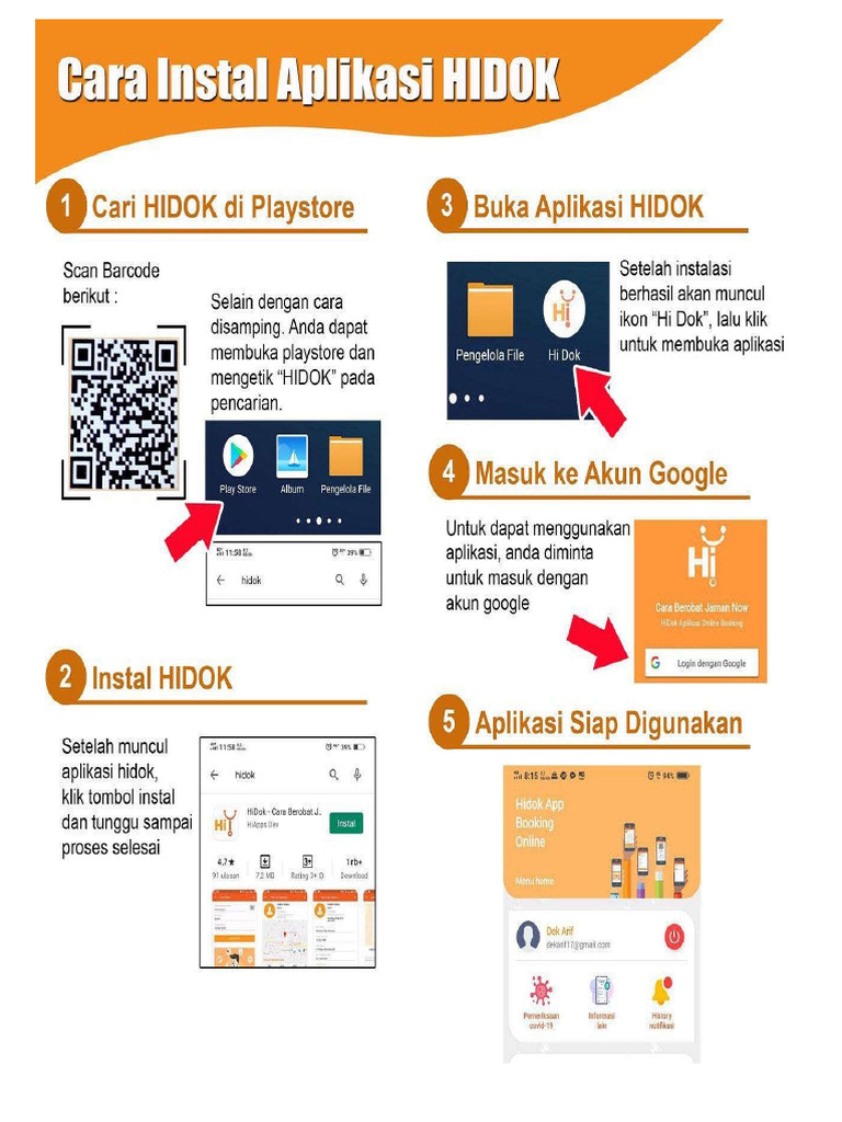 HiDok App Android Install | PDF