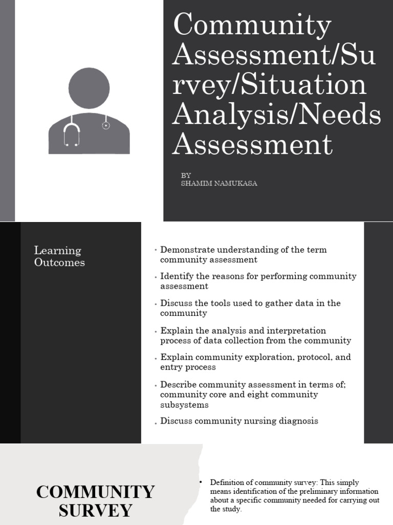 Community Assessment V | PDF | Community | Information