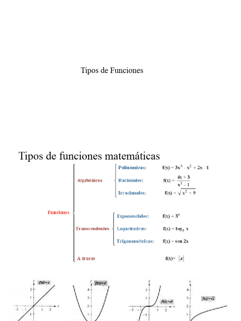 Tipos de Funciones | PDF