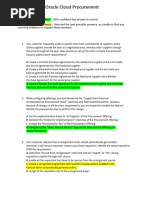 Oracle Procurement Cloud Setup Guide | PDF | Accounts Payable | Procurement