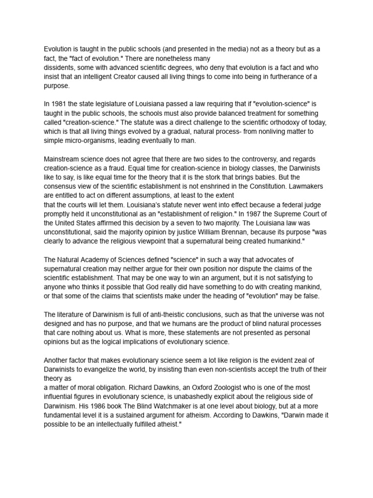 Evolution in A Social Paradigm | PDF | Richard Dawkins | Evolution