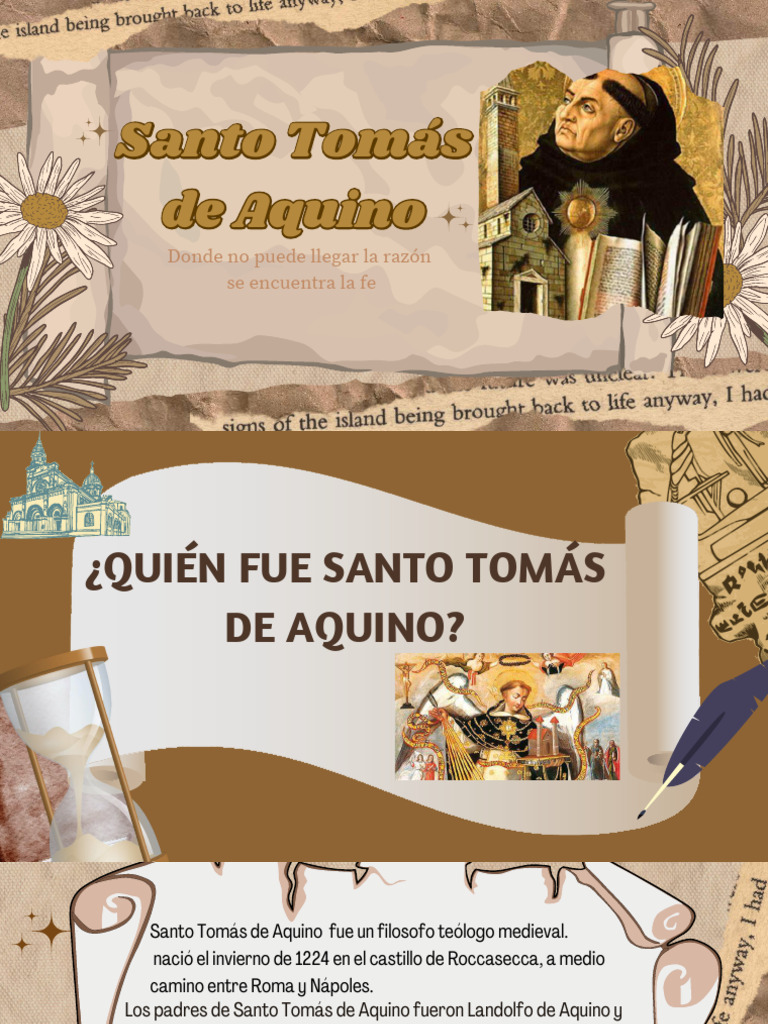 Santo Tomás de Aquino | PDF | Tomás de Aquino