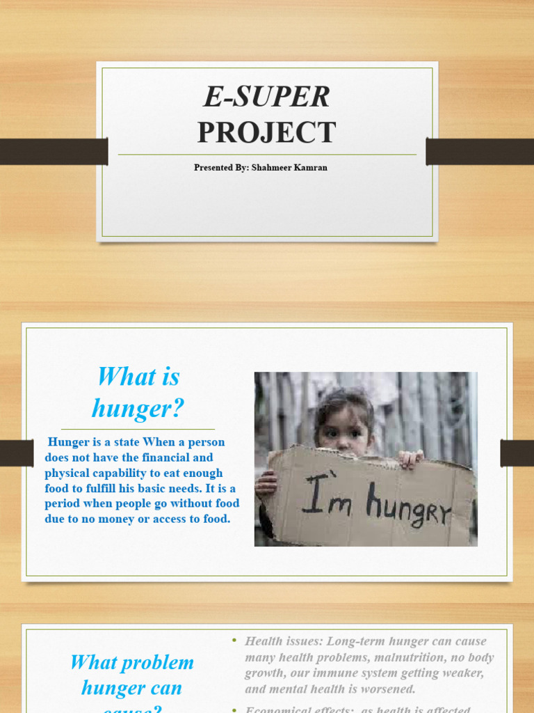 E Super Project | PDF | Hunger | Food Security