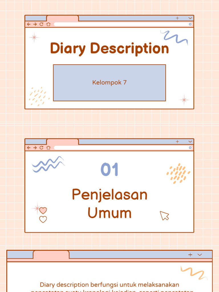 (Observasi) Diary Description - Kelompok 7 | PDF