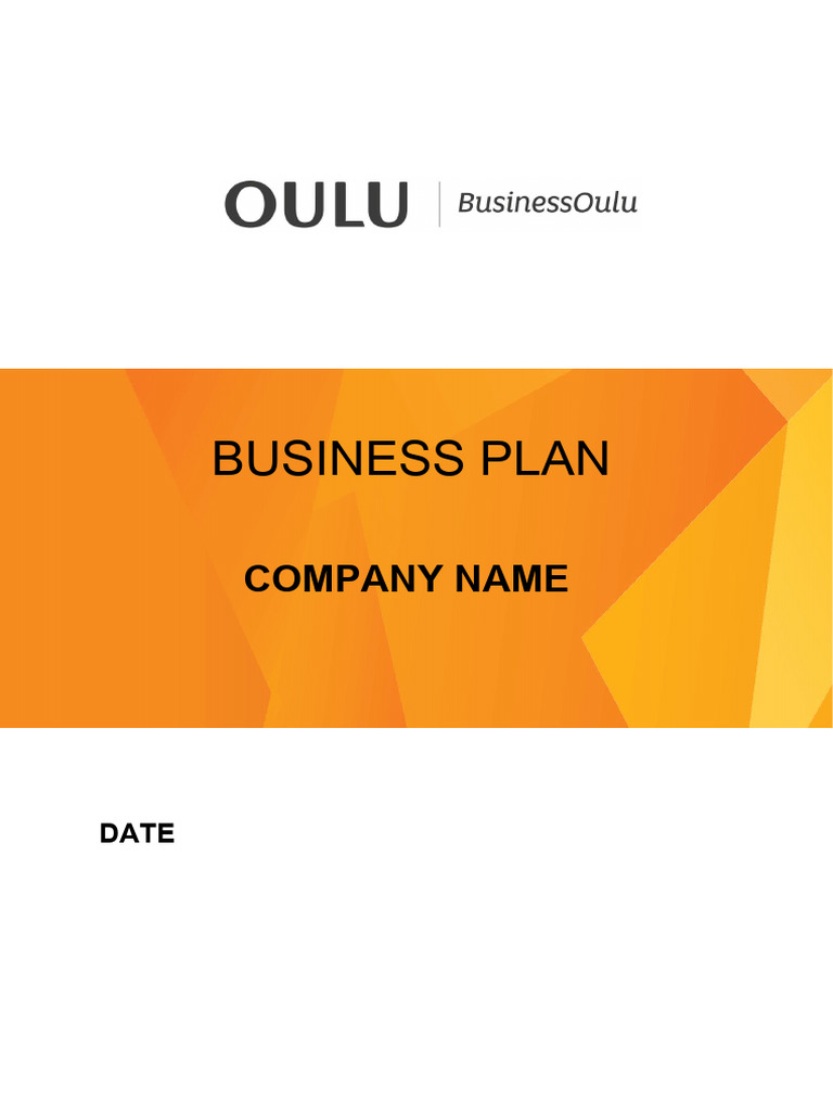 Business Plan Template | PDF | Marketing | Entrepreneurship Business Plan Template | PDF | Marketing | Entrepreneurship