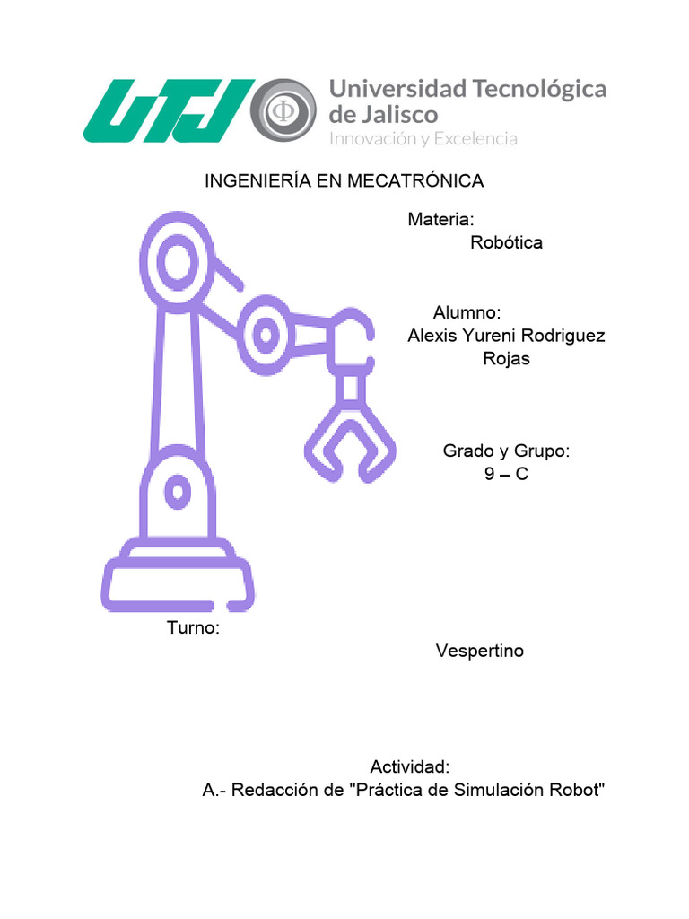 Practica RoboDK | PDF | Robot | Robótica