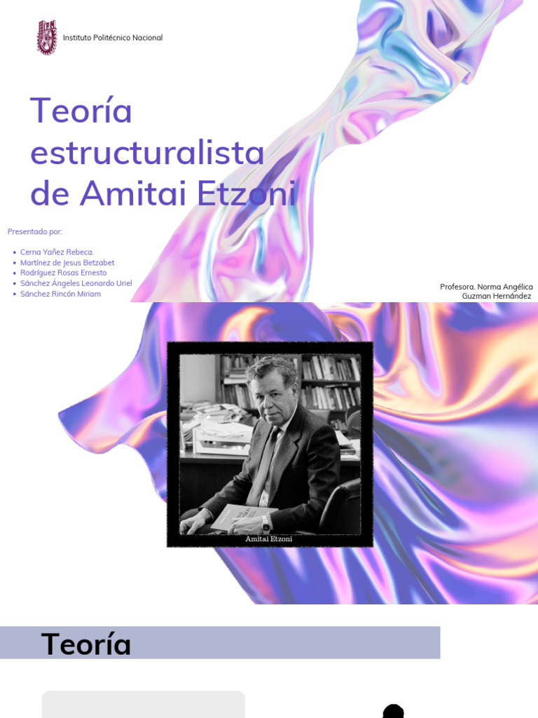Teoría Estructuralista de Amitai Etzioni | PDF | Moralidad | Motivación