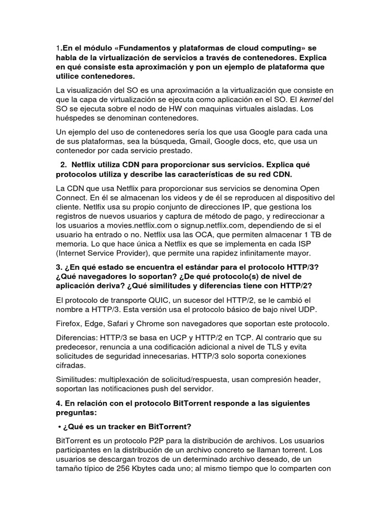 PEC Sistemas Internet | PDF | Protocolos de comunicaciones | Protocolos ...