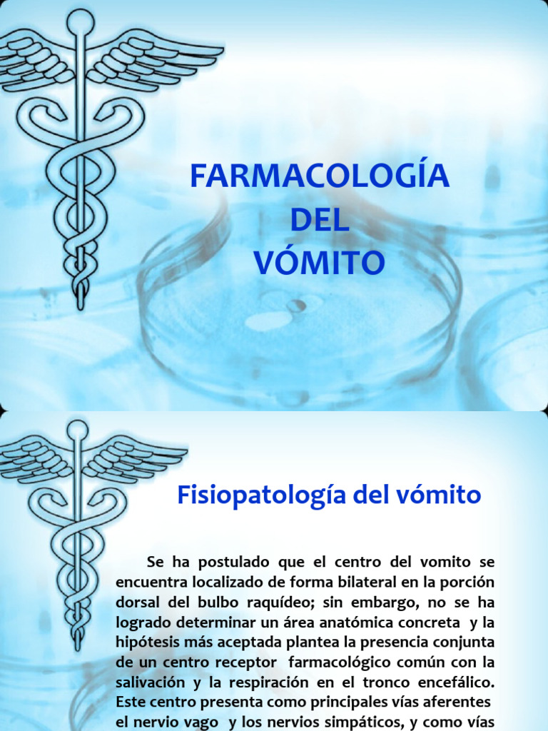 Farmacología Del Vomito!! | PDF | Serotonina | Tratamientos médicos