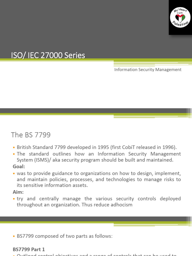 Lec 8 ISO Standards | Download Free PDF | Information Security | Business