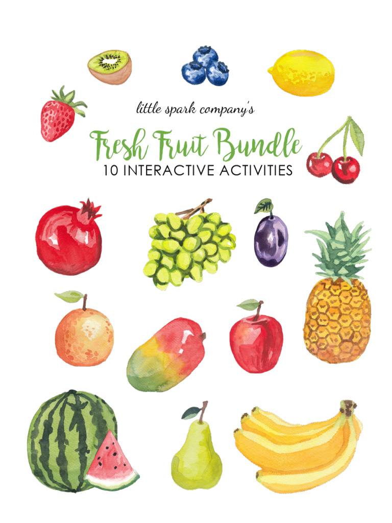 Fresh Fruit Bundle Digital Download | PDF | Cooking, Food & Wine