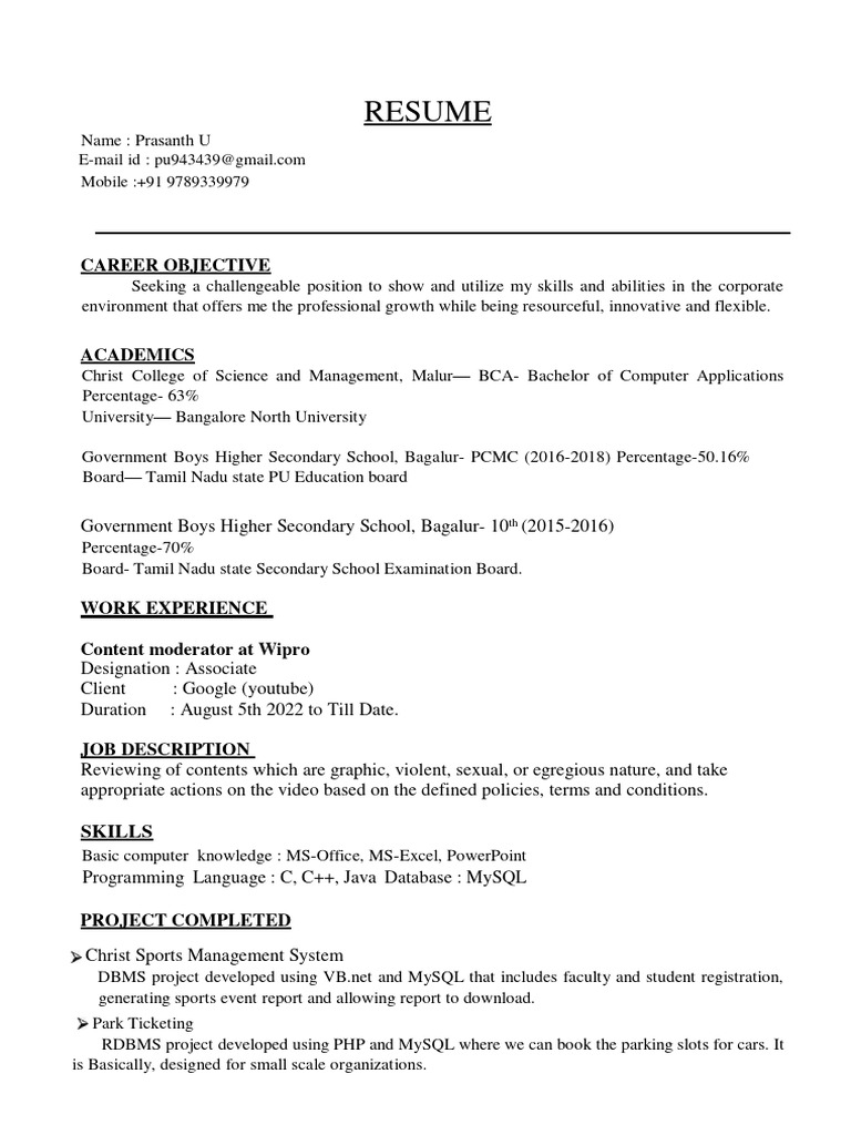 Prasanth | PDF