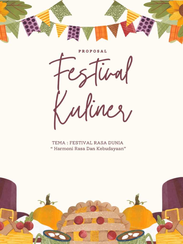 Proposal Festival Kuliner 7 | PDF