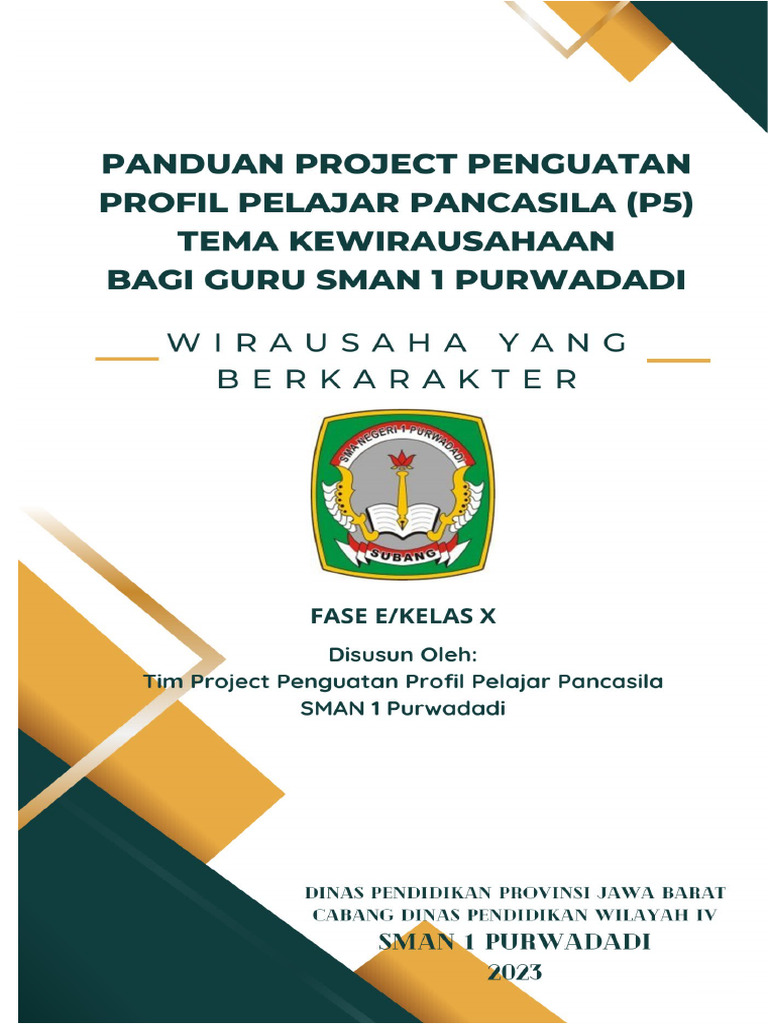 Pedoman p5 Kwu Smadi Revisi 2023 Ok | PDF