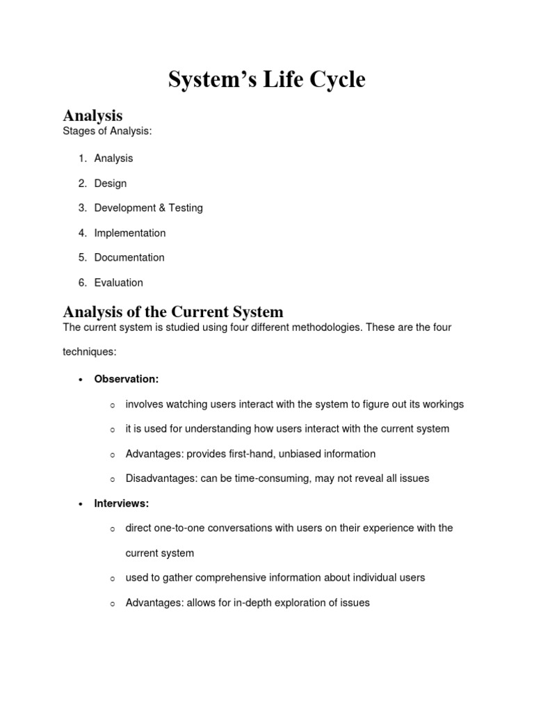 The Systems Life Cycle | PDF | Computer Program | Programming