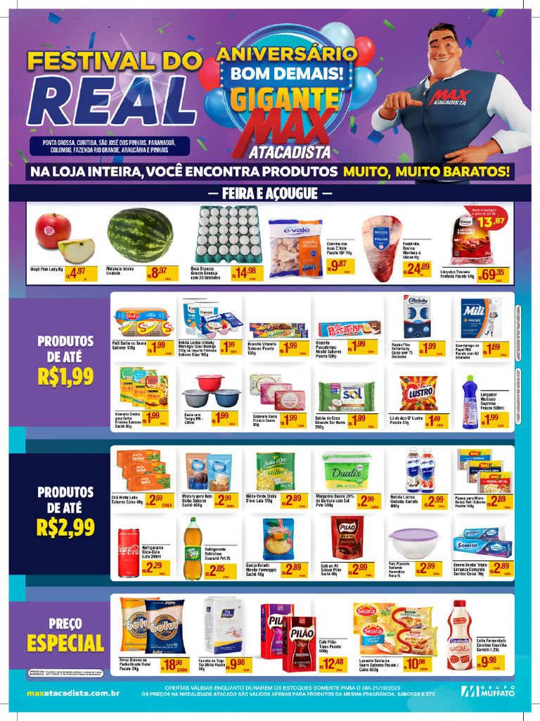 Festival Do Real Max. Válido para Sul | PDF