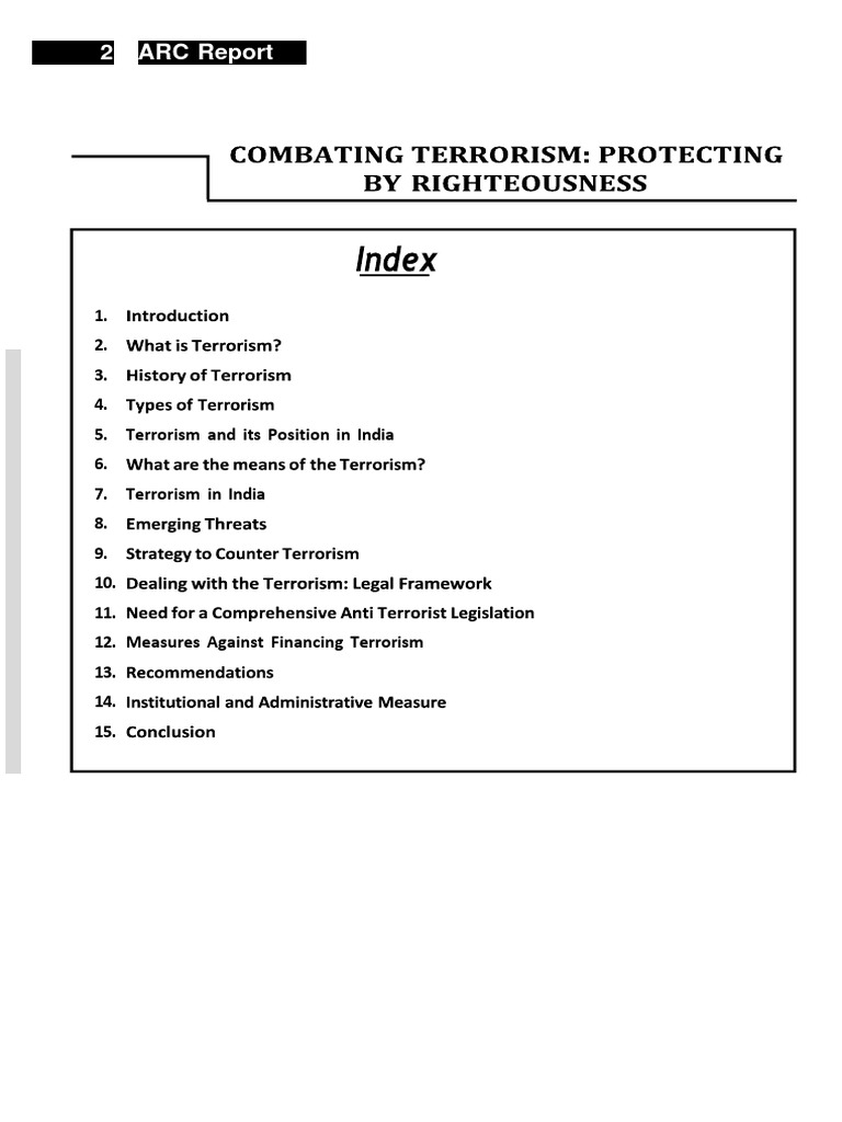 Combating Terrorism Report 8 1 - 1700717781 | PDF | National Security ...