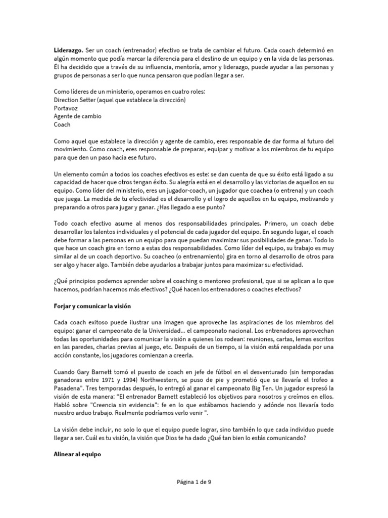 Liderazgo | PDF | Liderazgo | Business