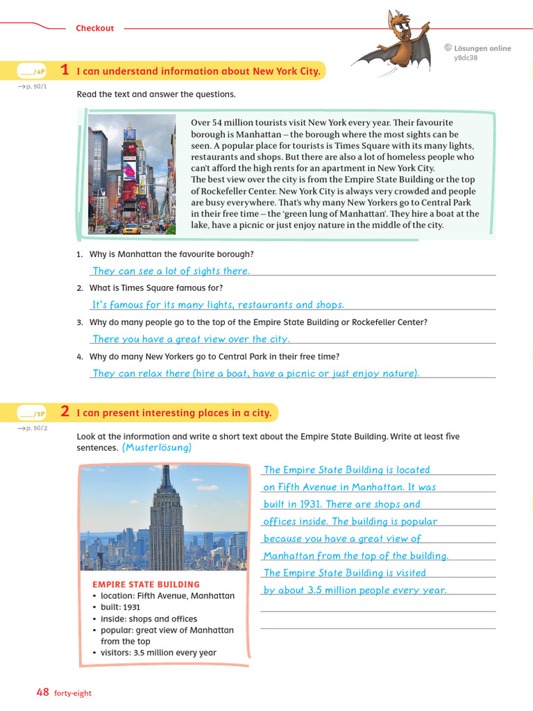 Klett Lösung | PDF | New York City | Adolescence