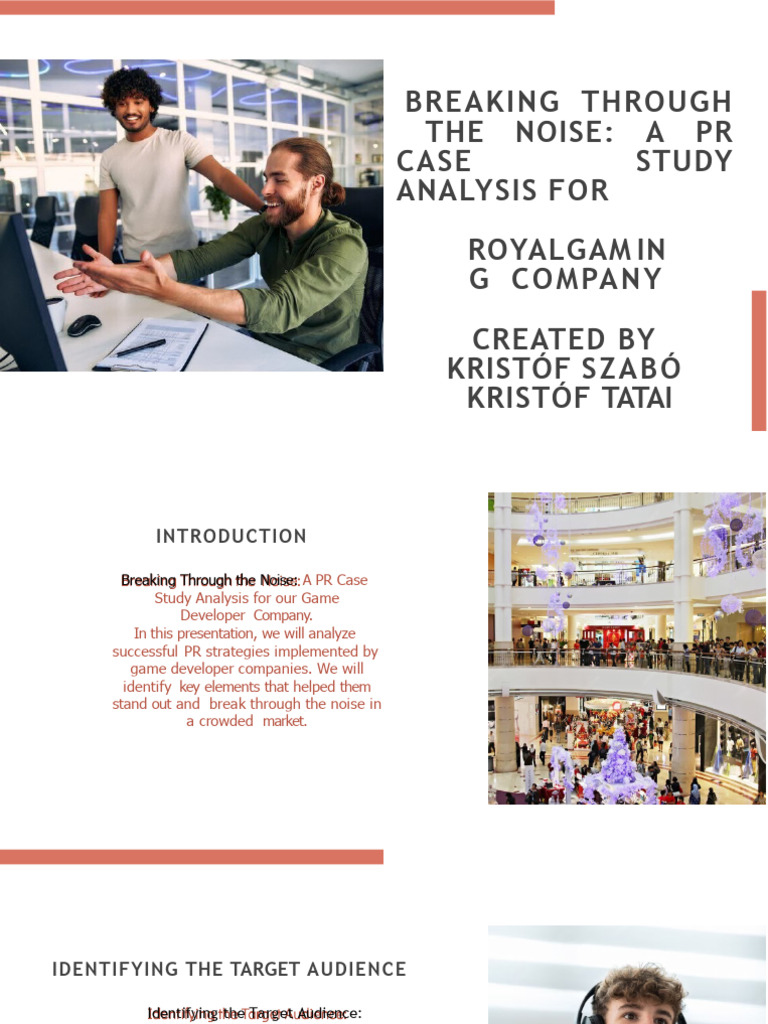 PR Strategies for Game Developers | PDF | Target Audience | Brand