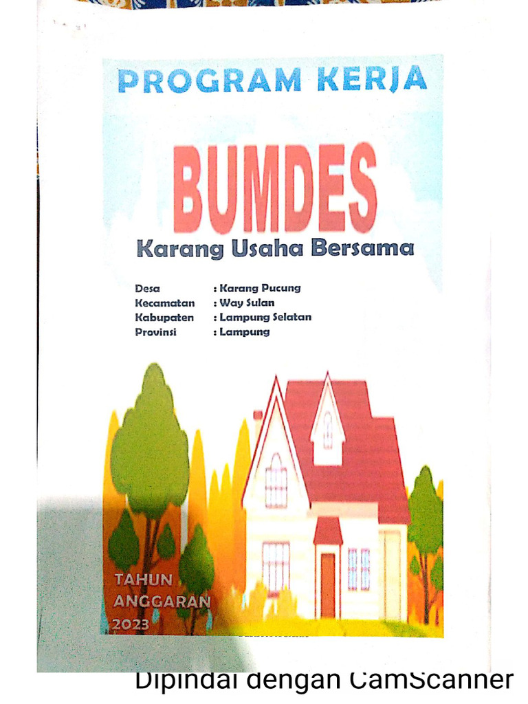 Rencana Kerja BUMDesa KUB | PDF