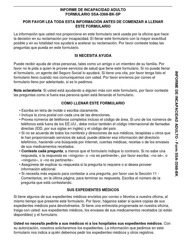 Ssa-3368 SP | PDF | Hospital | Seguro