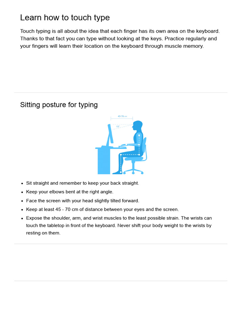 Learn How To Type Faster - Touch Typing Tips | PDF | Computer Keyboard ...