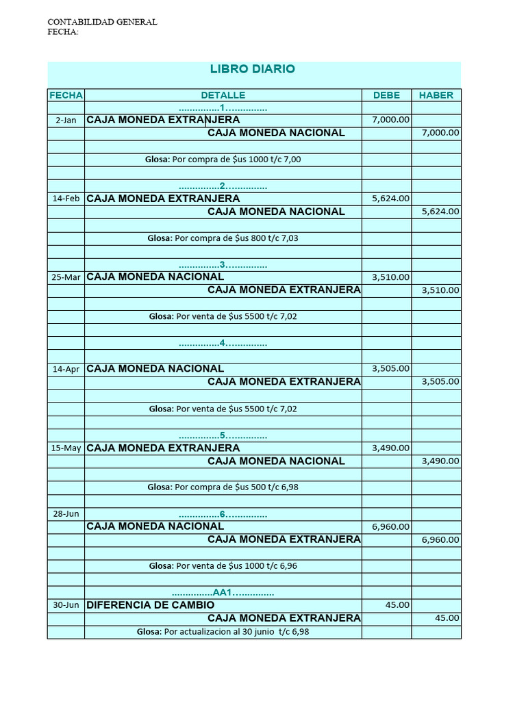 Libro Mayor y Diario | PDF | Ciencias económicas | Pagos