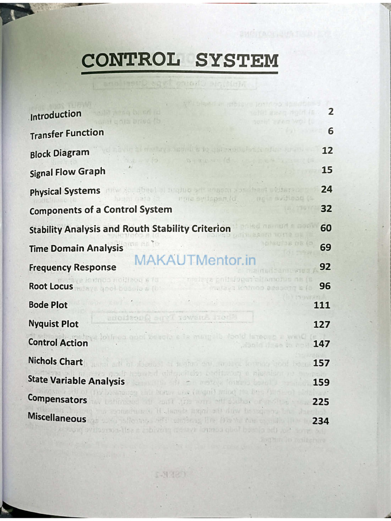 Organizer Control System Ee 5th Sem | PDF