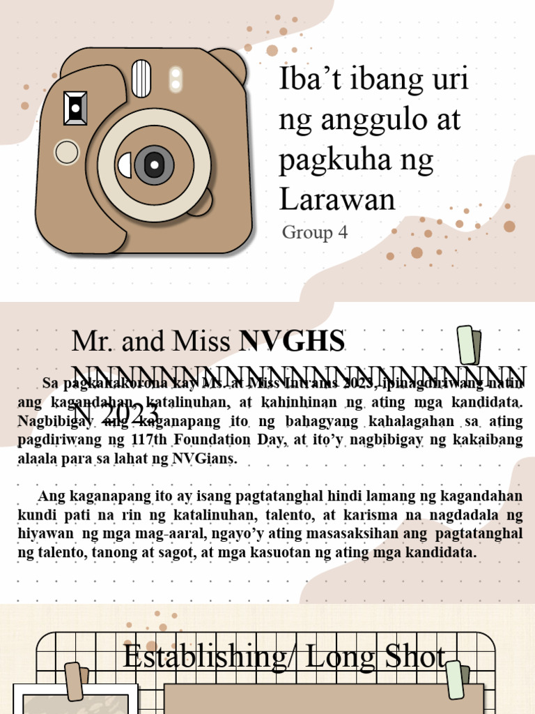 Filipino Reporting | PDF