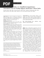 Functional Oral Intake Scale | PDF | Lifestyle