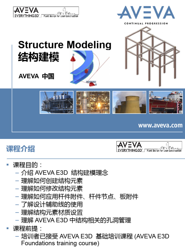 TM-1812 AVEVA Everything3D - (2.1) Structural Modelling (CN) | PDF