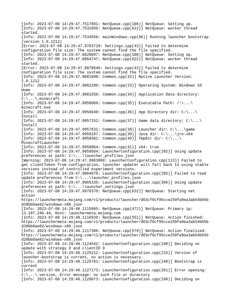 Launcher Log | PDF | Computer File | Computer Science