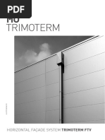 Trimoterm Façade System FTV Invisio | PDF | Sheet Metal | Building ...