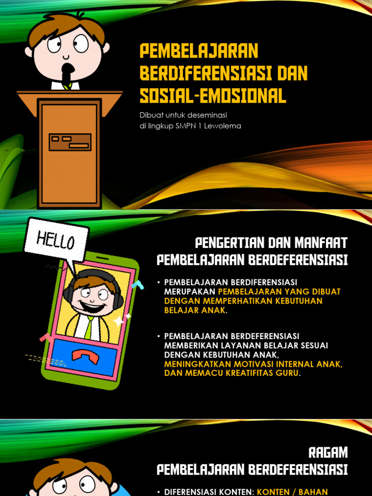 Pembelajaran Diferensiasi Dan KSE | PDF | Pengembangan Diri Pembelajaran Diferensiasi Dan KSE | PDF | Pengembangan Diri