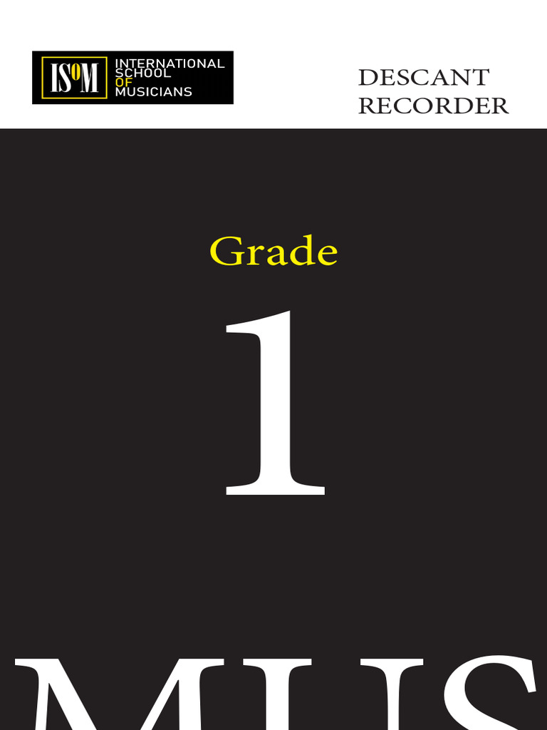 ISoM Grade 1 Descant Recorder Booklet | PDF | Musicology | Musical ...